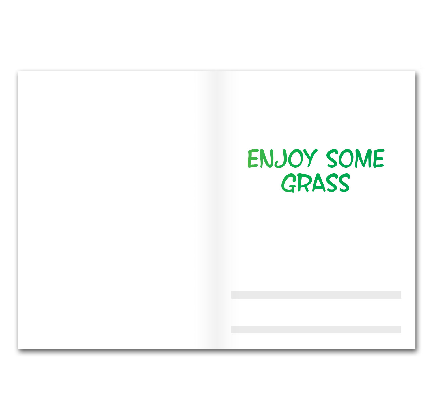 Neighbor's Grass Card - Higher Greetings